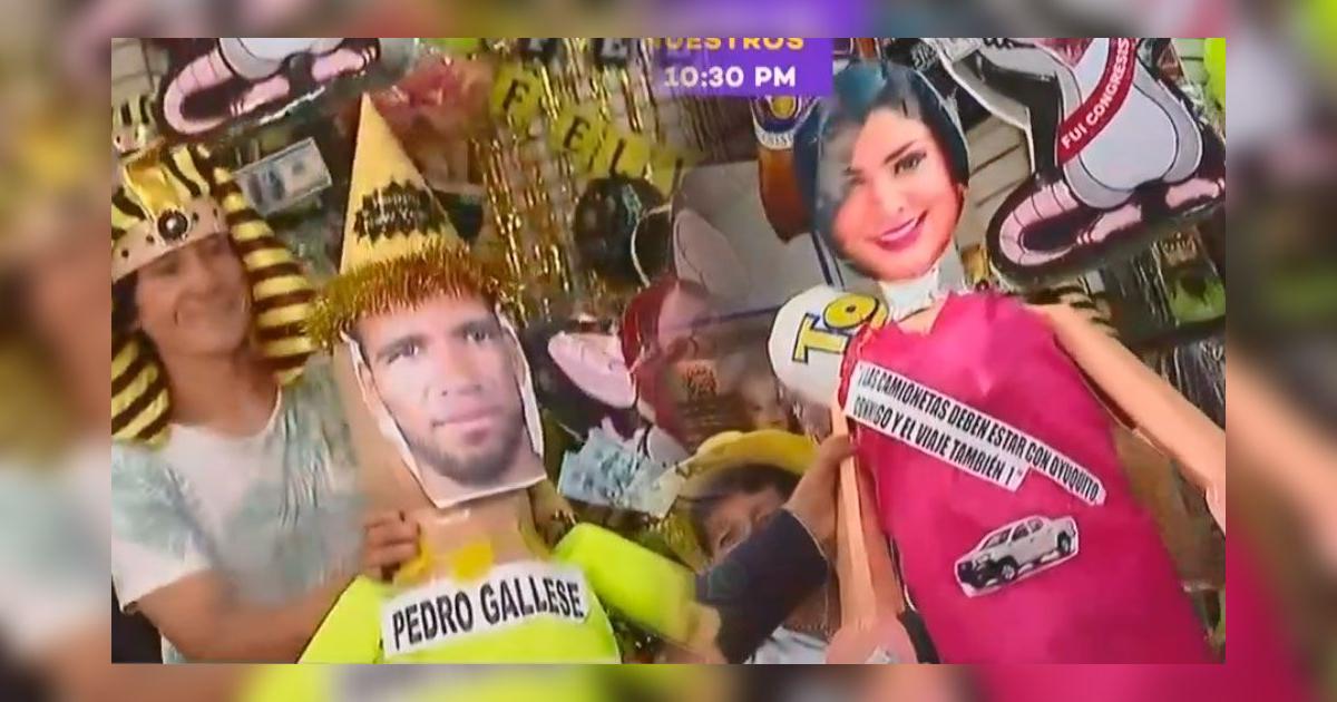 Pedro Gallese, Christian Domínguez y Pamela Franco: Piñatas de Año ...