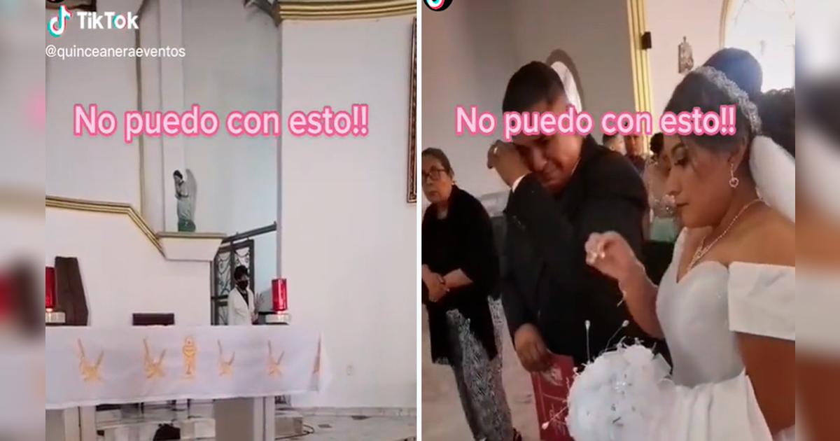 TikTok viral: No quiso que lo grabaran: sacerdote se molesta y abandona a novios en plena boda ...