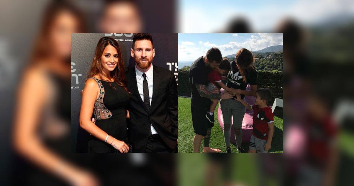 Antonella Roccuzzo muestra su avanzado estado de gestación y enternece ...