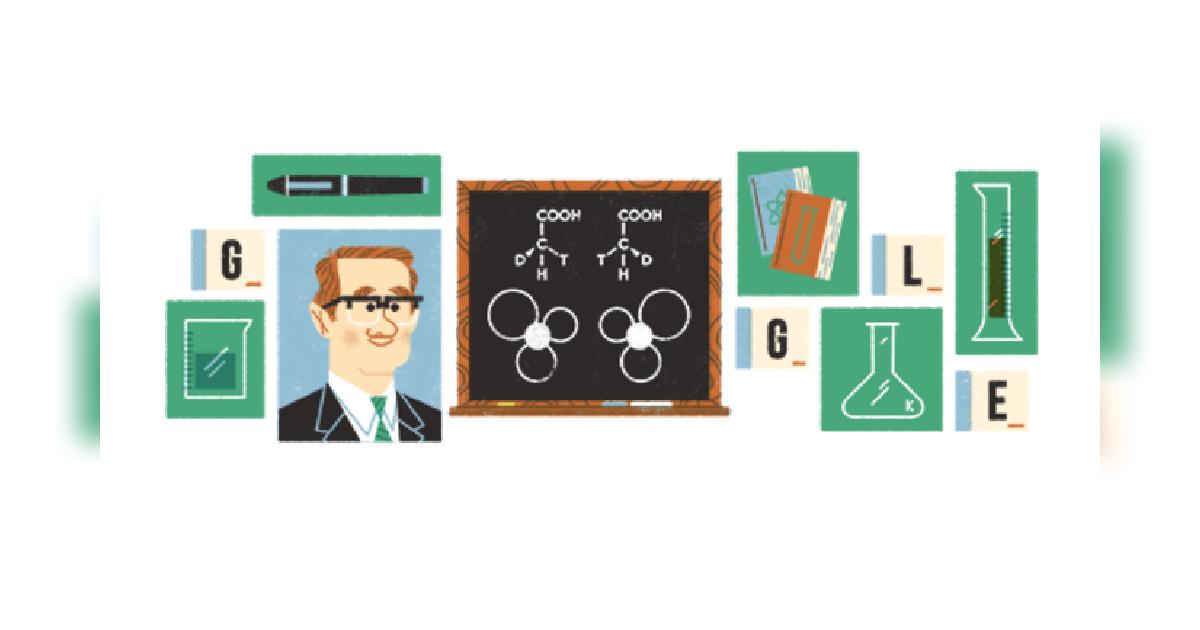 Sir John Cornforth es recordado con significativo doodle | Tendencias ...