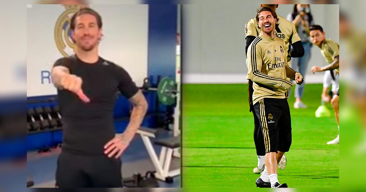 Sergio Ramos Real Madrid: jugador realizó challenge más viral en Tik ...
