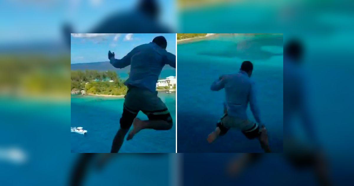 Instagram | Bahamas: se lanzó de un crucero y resultó ileso, ahora está ...