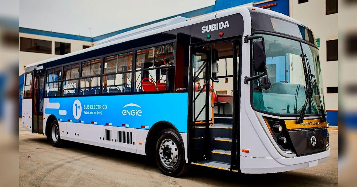 Presentan primer bus totalmente eléctrico hecho en el Perú | Economía ...
