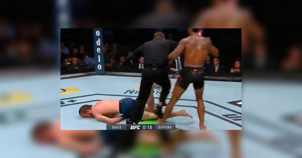 Youtube | UFC: Mike Davis deja en la lona a su rival con impactante ...