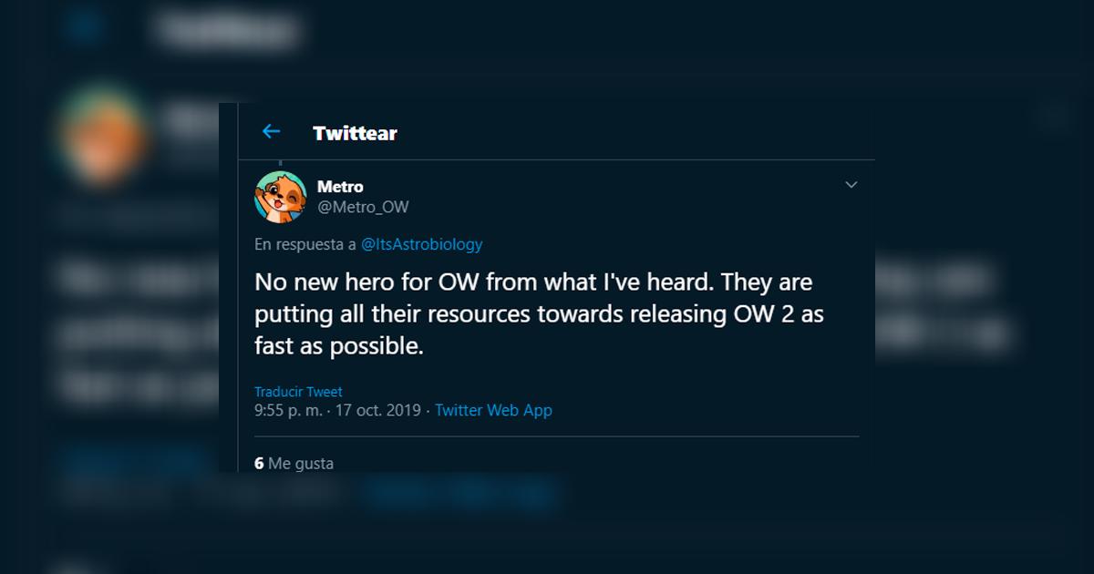 Overwatch 2 en Blizzcon 2019: Blizzard presentaría secuela del juego ...