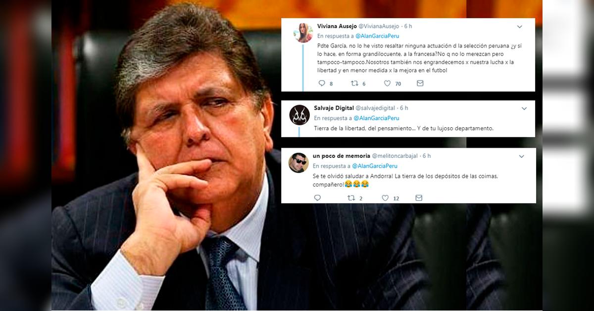 Twitter: Alan García es víctima de sus seguidores luego de saludar ...