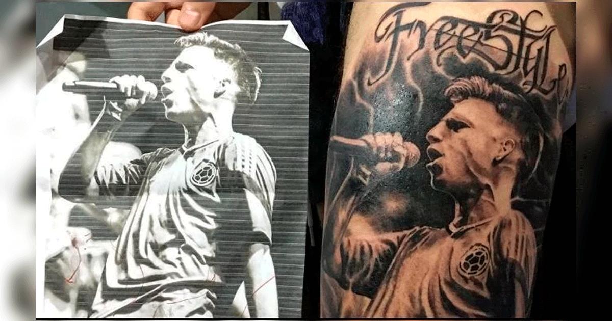 Viral Wos: fan del rapero se hace tatuaje ultra realista del freestyler ...