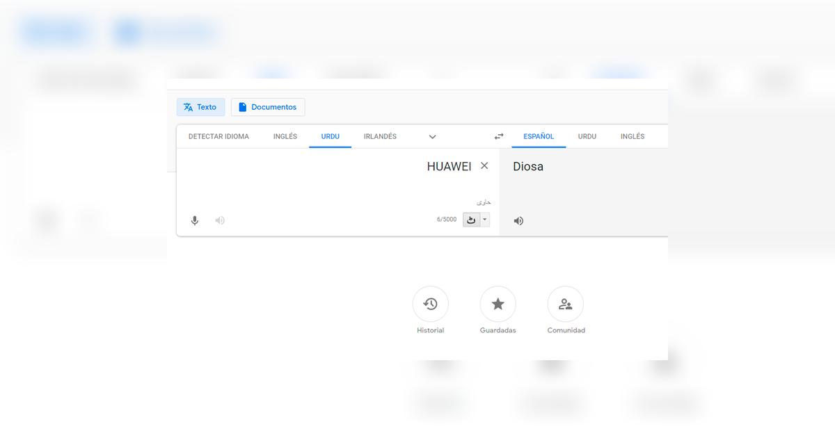 Google Translate: Coloca Huawei en la aplicación y extraño resultado ...