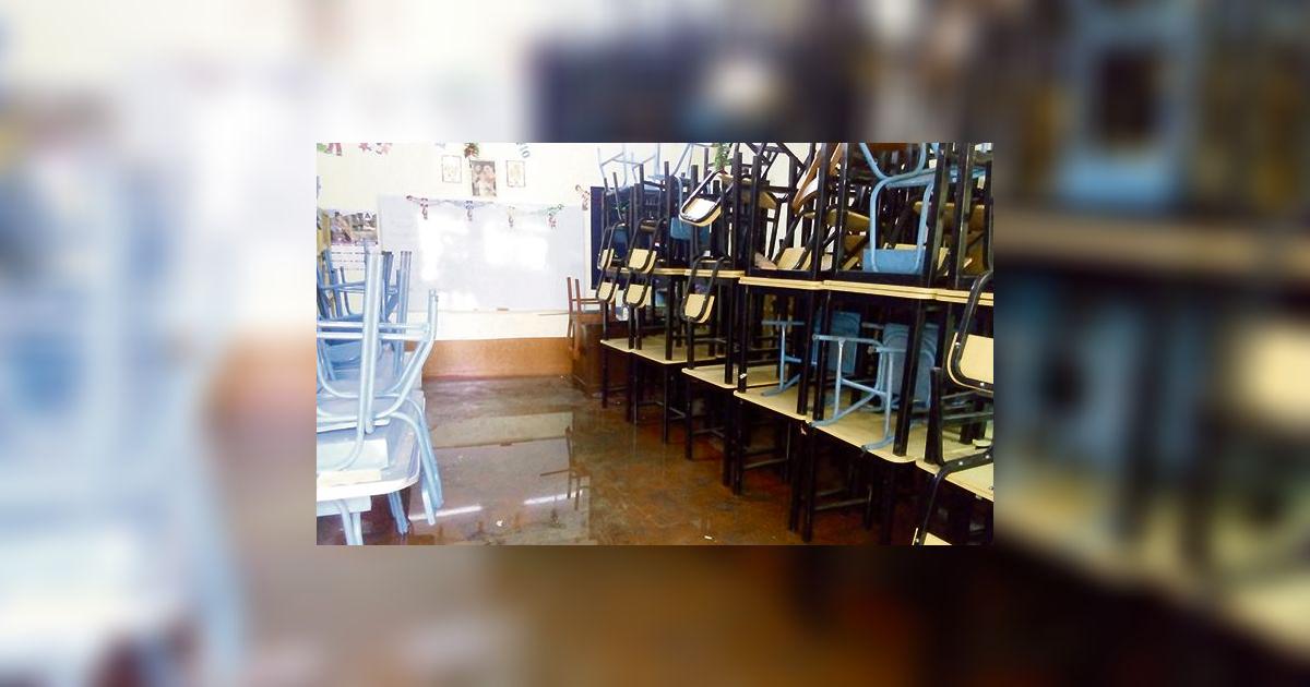 Hallan aulas inundadas y riesgo eléctrico en colegio República ...