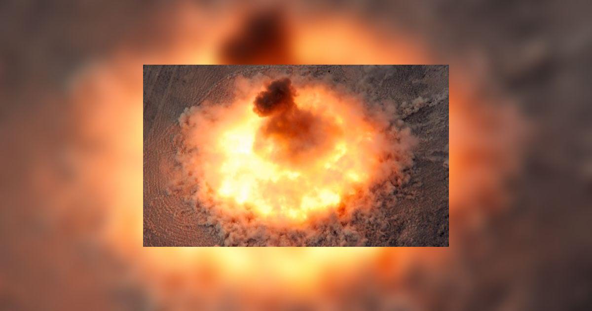 ¿Cómo quedó la zona en la que impactó la ‘madre de todas las bombas ...