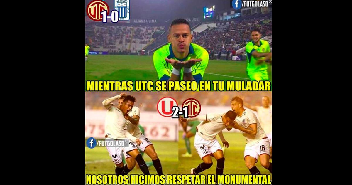Universitario vs UTC: memes graciosos en Facebook y Twitter del partido ...