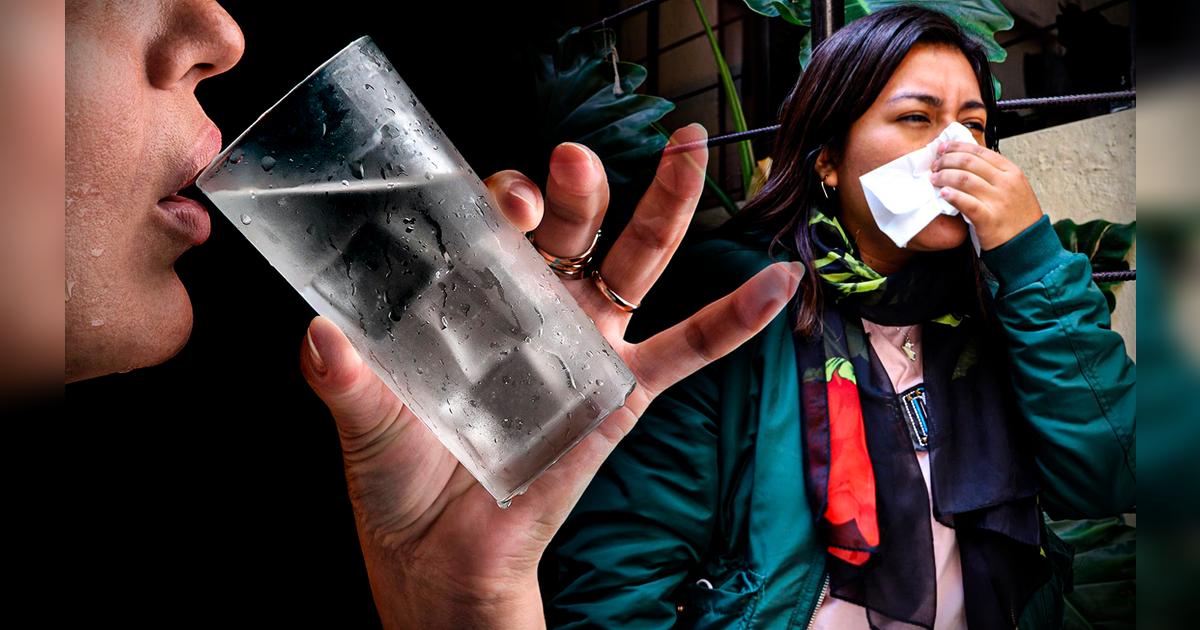 ¿Qué pasa si tomo agua helada, me puede dar gripe o dolor de garganta? | Salud | La República