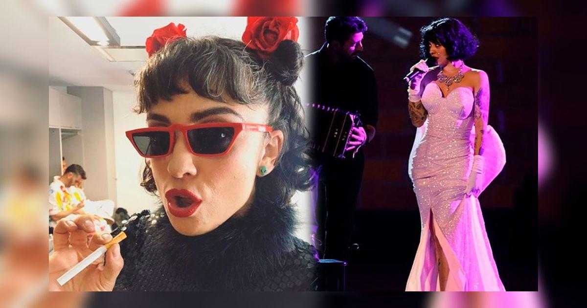 Mon Laferte: cantante chilena presume nuevo outfit al estilo de Marilyn Monroe y Madonna tras ...