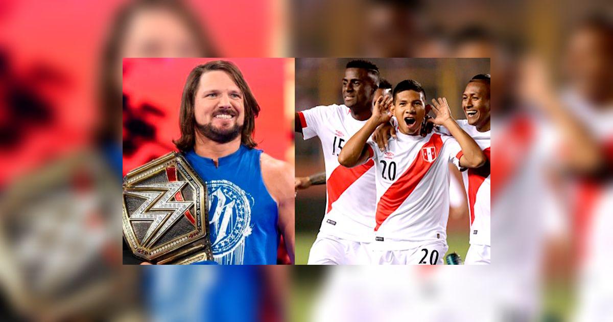 Perú vs Nueva Zelanda: AJ Styles, campeón de WWE, le deseó suerte a la ...