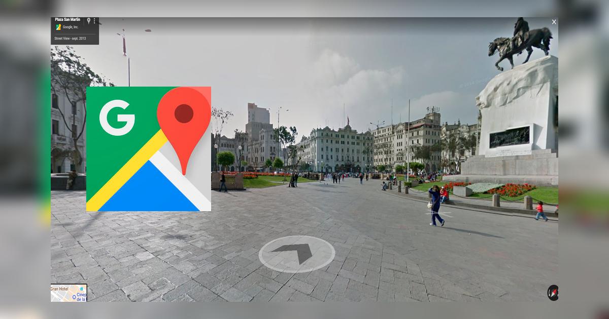 Google Maps: Detalle captado en la Plaza San Martín sorprende a usuario ...