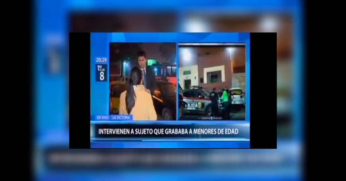 La Victoria: intervienen a sujeto acusado de grabar a menores de edad ...