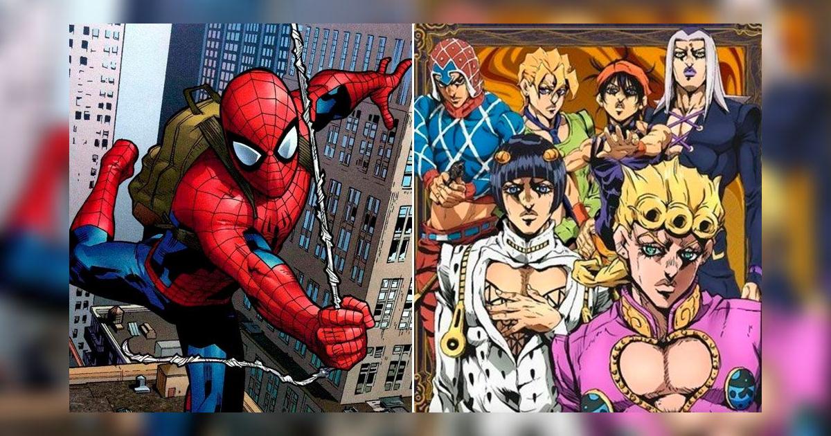jojos-bizarre-adventure manga 103 realiza cameo con spiderman por ...