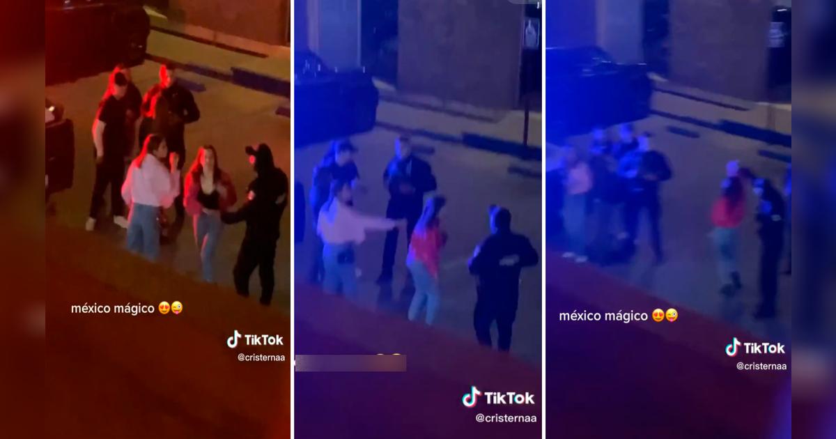TikTok viral: mujer saca a bailar a policía que llegó a intervenir una ...