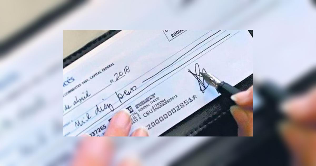 ¿Cómo endosar un cheque de manera correcta? | Economía | La República