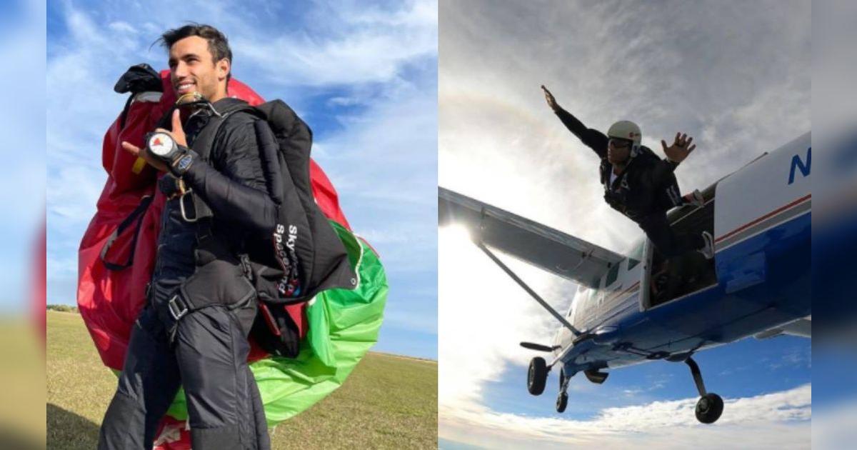 Said Palao celebra su nuevo logro: “Oficialmente un paracaidista ...
