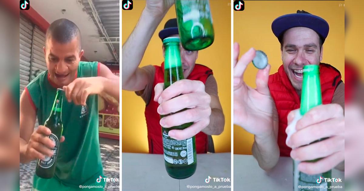 TikTok viral: Conoce la forma fácil y sencilla de abrir una botella sin ...