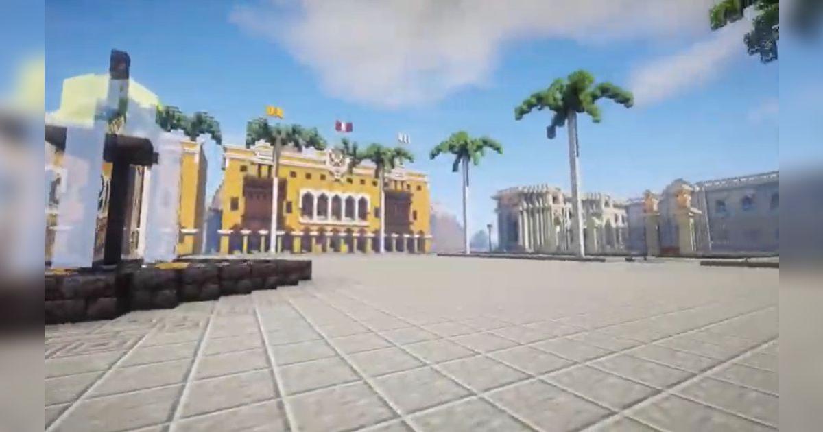 Peruano logra crear la Plaza de Armas de Lima en Minecraft ...