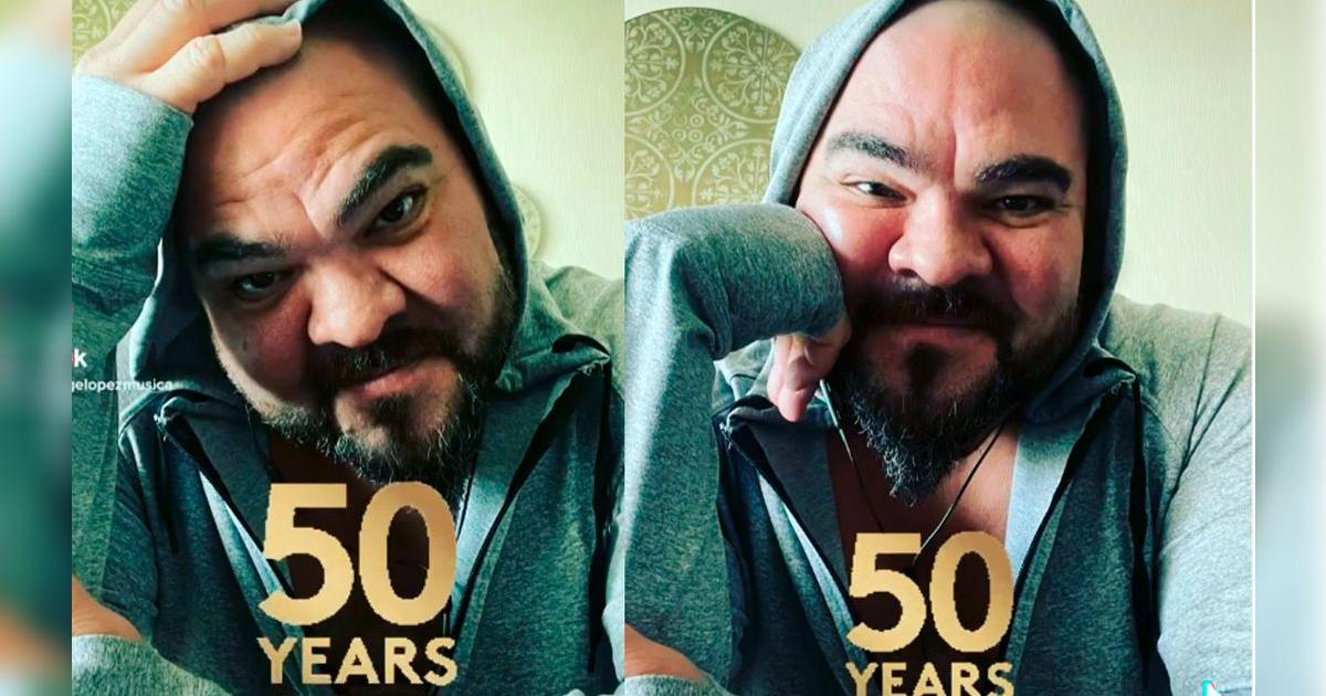 Ángel López agradece por un año más de vida: “Hoy celebro mis 50 ...