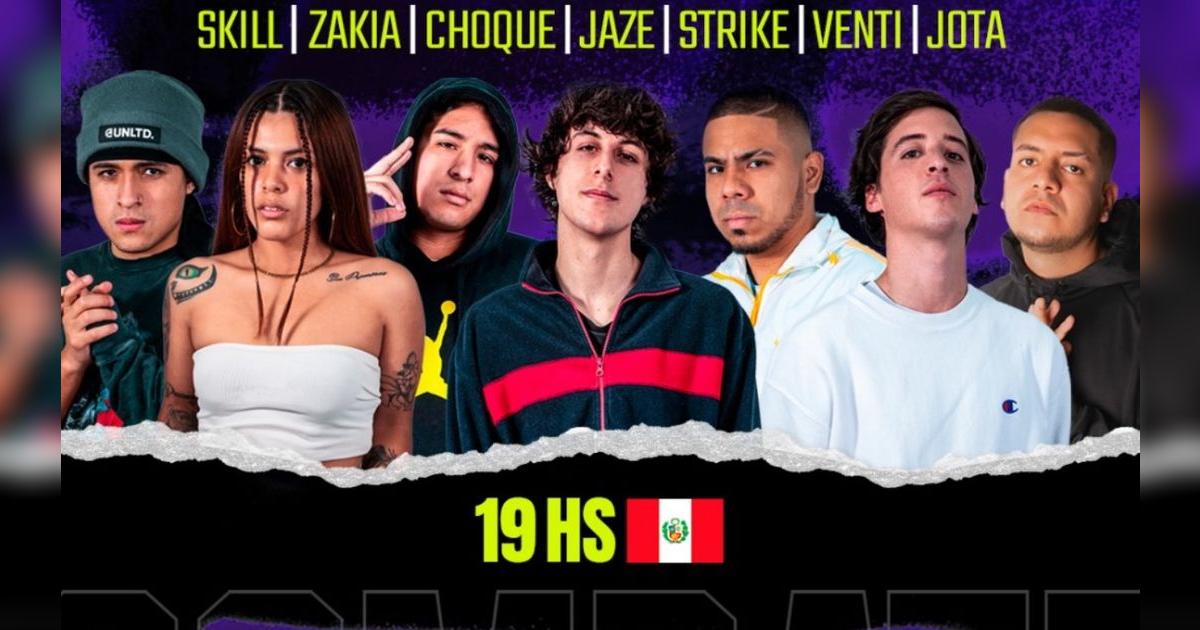 Combate Freestyle Perú: los participantes de la primera edición ...