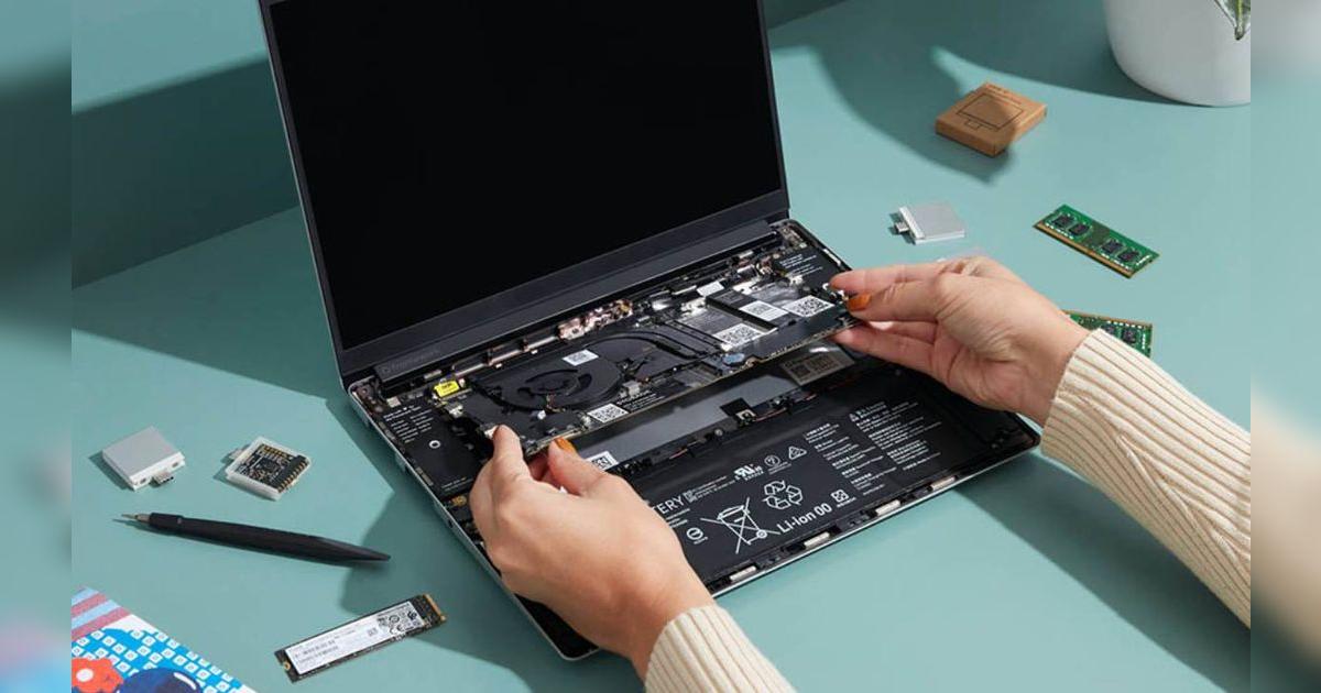 Laptop que puede reemplazar casi todos sus componentes ya se envía a ...