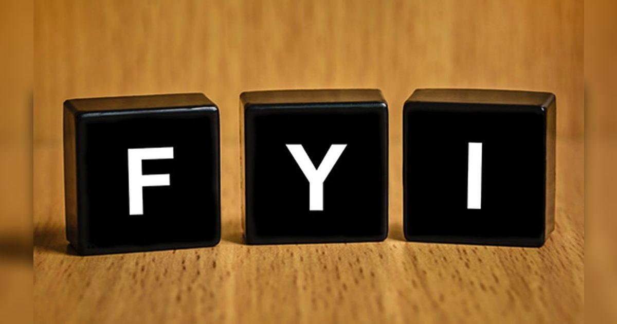 ¿Qué significa FYI y por qué se usa en Gmail, Facebook, Instagram y ...