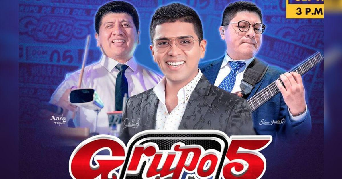 El grupo 5 anuncia show en vivo en El Huaralino: “¡Será inolvidable ...