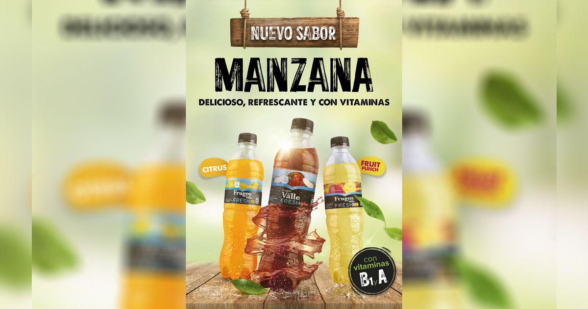 Frugos del Valle Fresh lanza nueva bebida con sabor a manzana | Notas ...