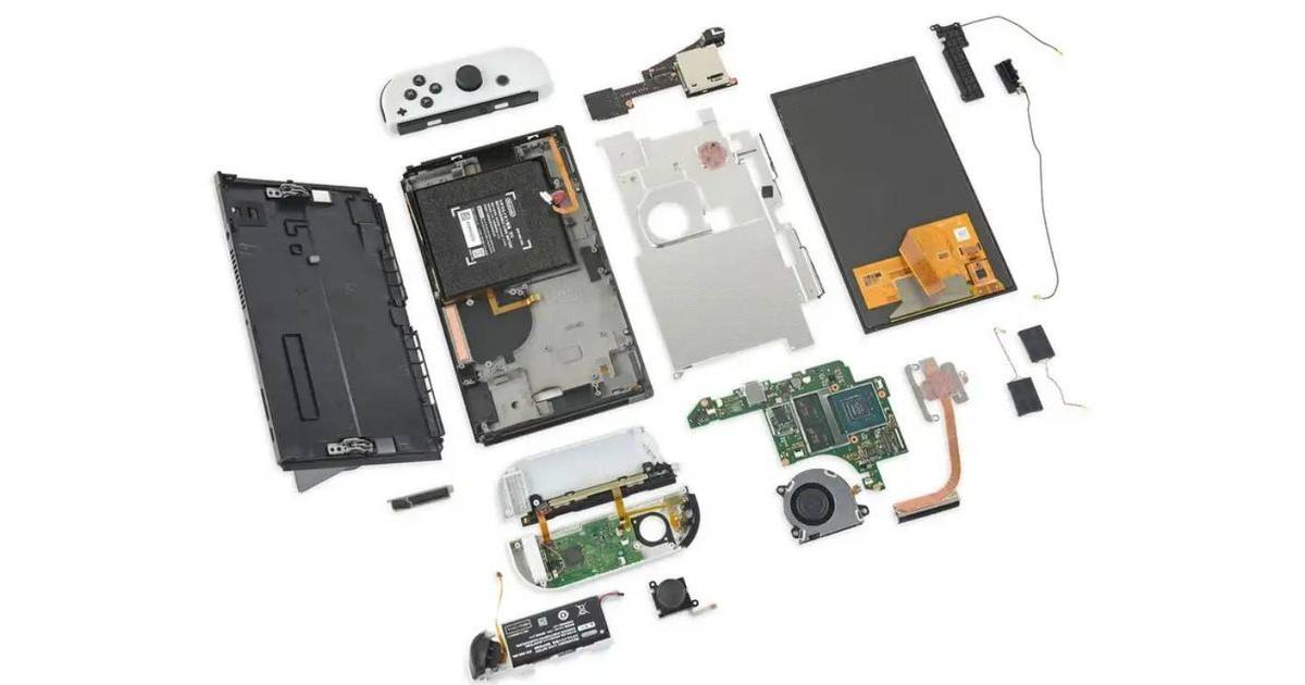 Nintendo Switch OLED: abren la consola y descubren que es distinta a la ...