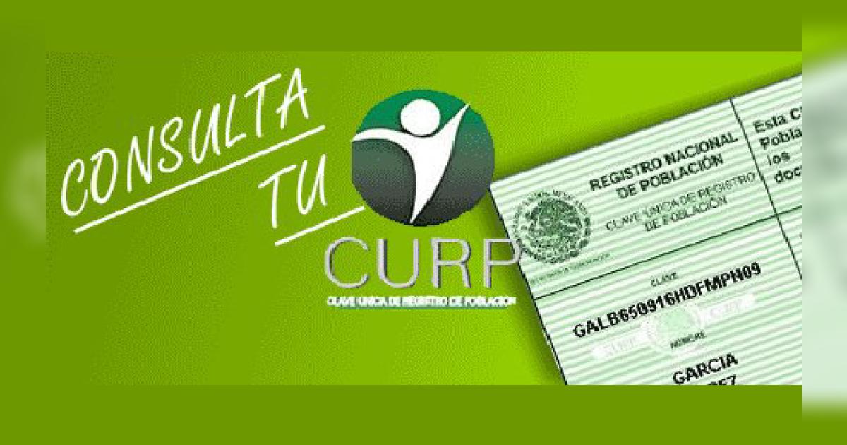 México: cómo consultar gratis e imprimir mi CURP en línea | Mundo | La ...