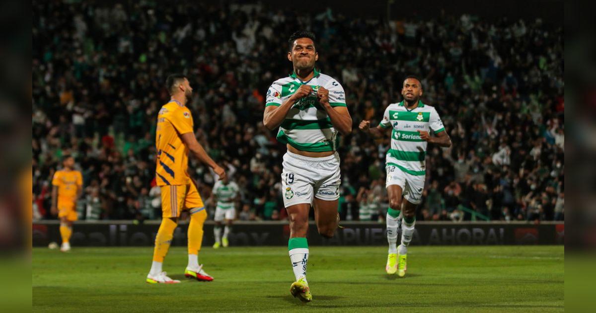 Santos Laguna derrotó 2-1 a Tigres UANL por la ida de los cuartos de ...
