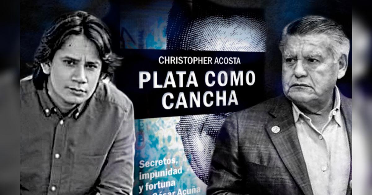 Christopher Acosta anuncia reimpresión de Plata como cancha: “No le ...