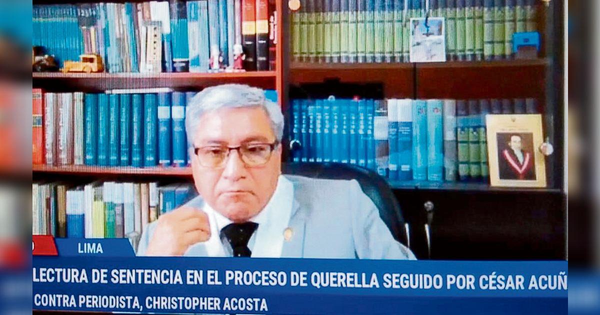 César Acuña: presentan queja contra el juez Raúl Jesús Vega que ...