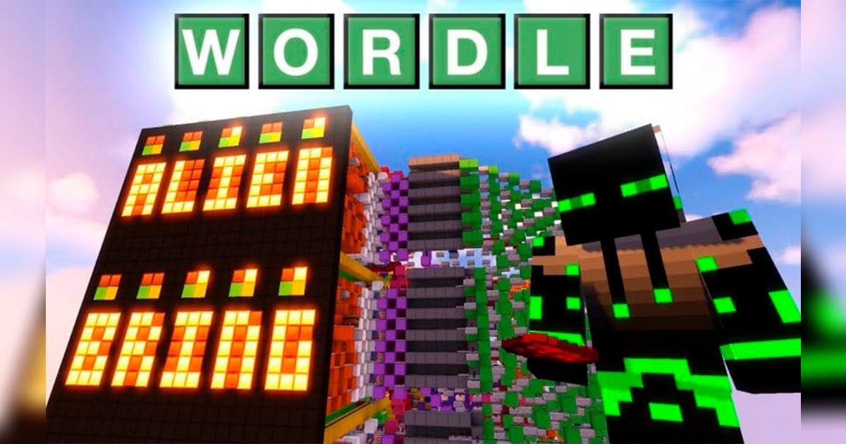 Usuario de Reddit crea un modo en Minecraft para jugar Wordle ...