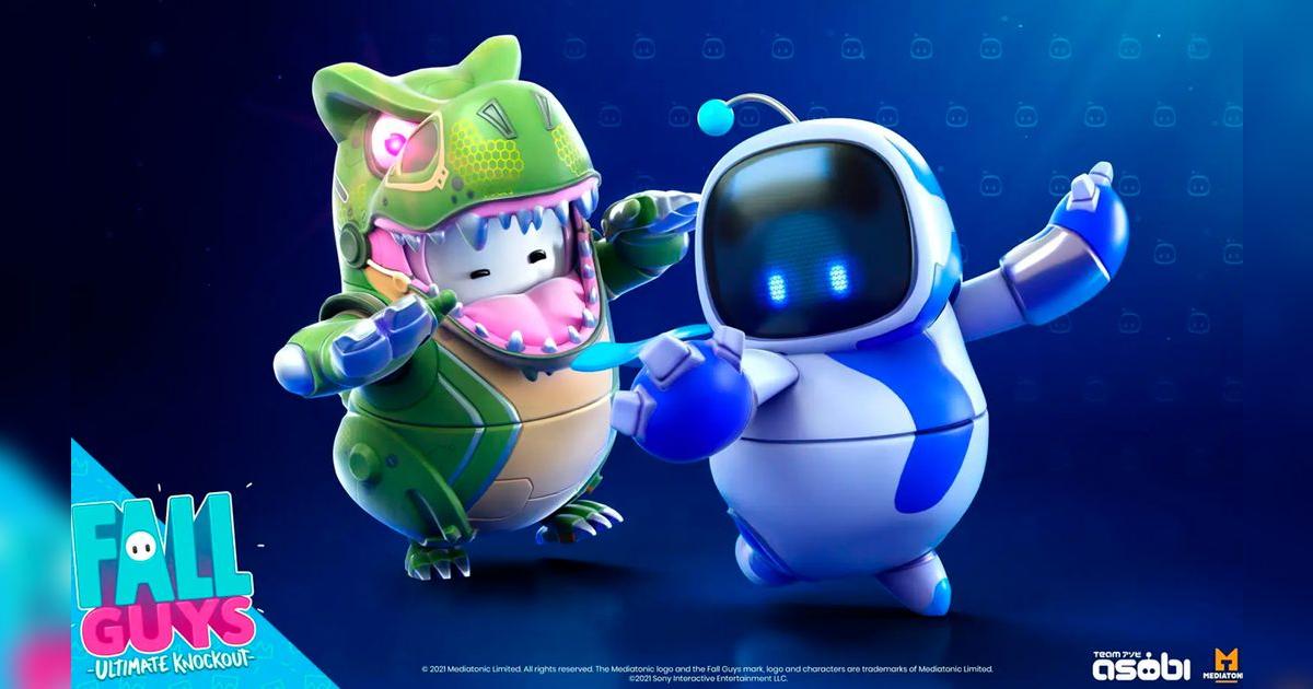 Fall Guys: skins de Astro Bot y T-Rex llegan gratis al videojuego con ...