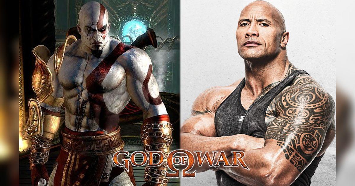 Dwayne Jhonson luce como Kratos de la serie God of war en fan art ...