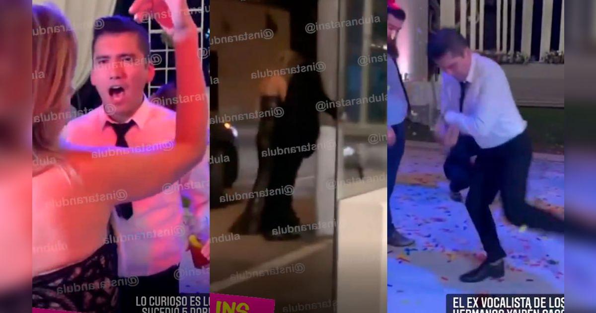 Ángelo Fukuy es grabado inconsciente y durmiendo abrazando un poste de ...