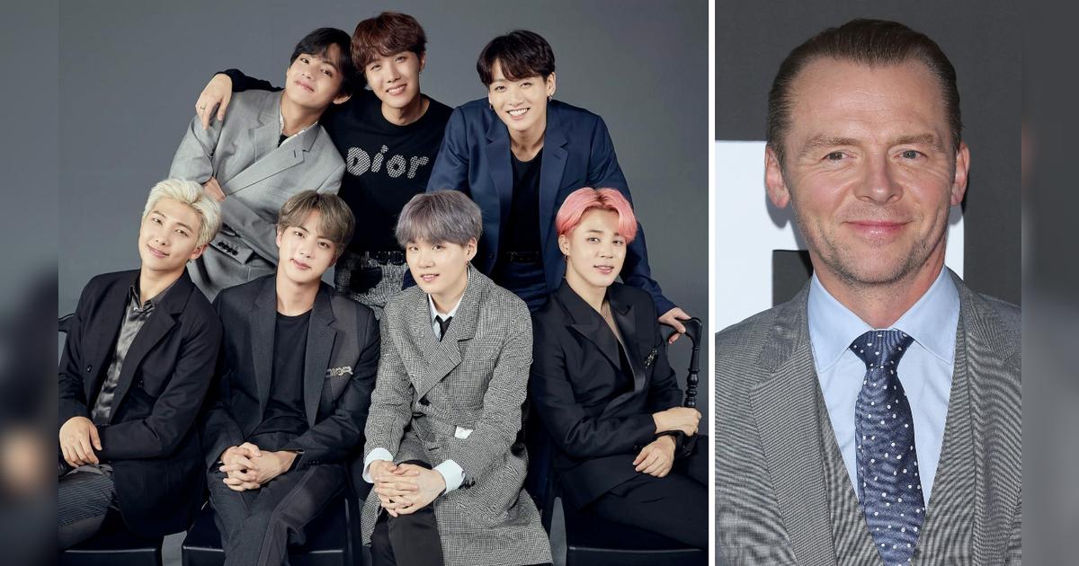 BTS y Simon Pegg: actor de Star Trek y Misión imposible viajó a Las ...