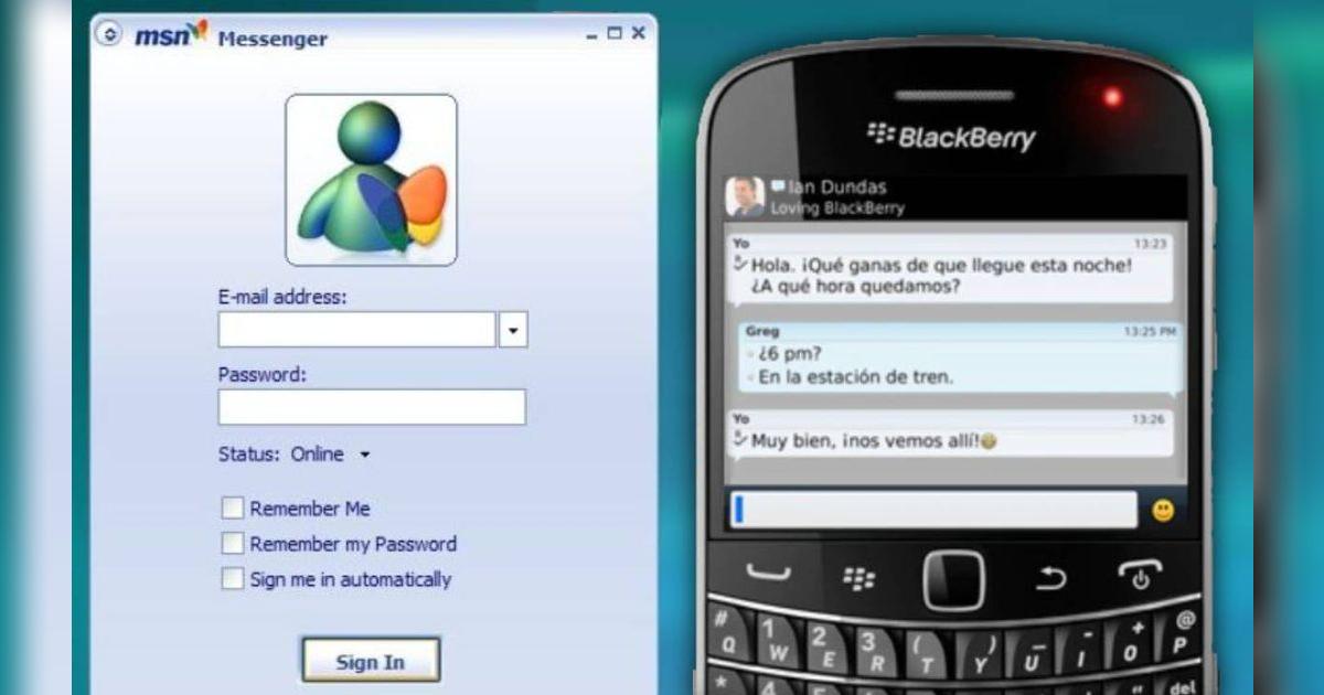 WhatsApp, MSN Messenger y Blackberry Messenger: estas son todas las apps de mensajería más ...