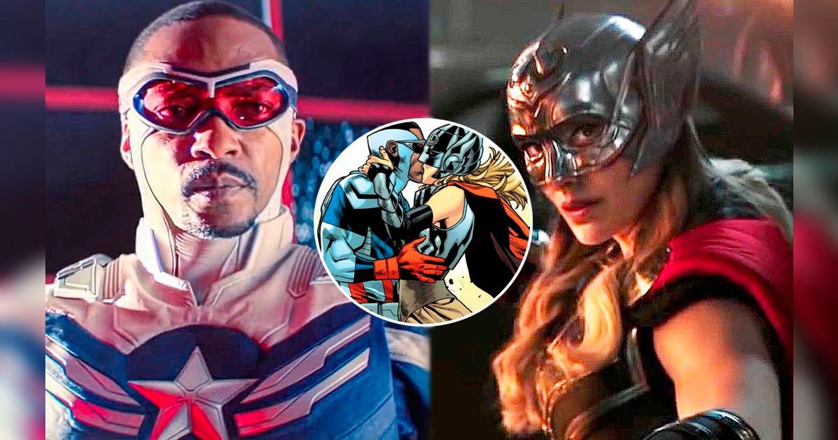Thor: love and thunder: Lady Thor y Capitán América (Sam Wilson ...