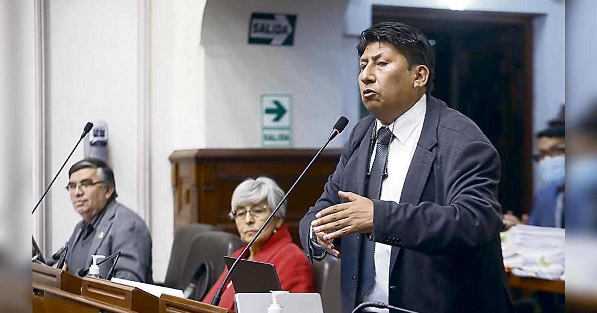 Waldemar Cerrón busca que partidos políticos no puedan ser acusados de ...