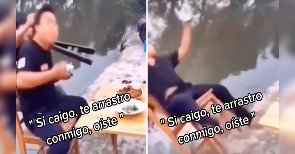 TikTok viral: Jala del cabello a su amigo para evitar caerse, pero ...