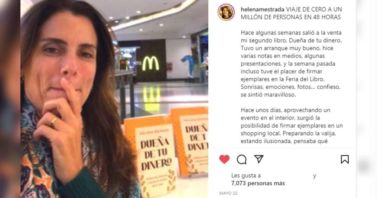 Instagram viral: escritora presentó su segundo libro, pero nadie ...