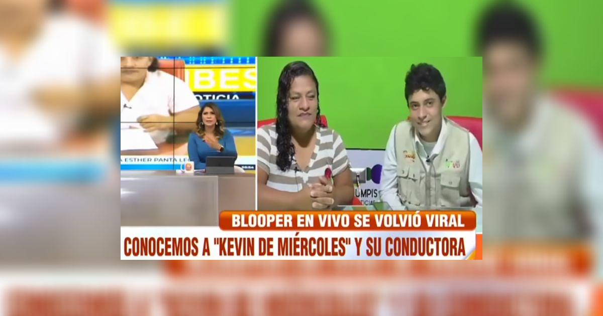 Facebook viral: “Kevin de miércoles” se presenta junto a conductora en ...