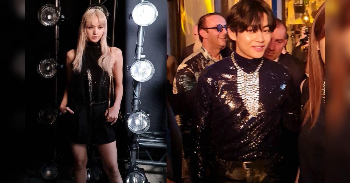 BTS, V: Taehyung y Lisa de BLACKPINK en desfile de Celine EN VIVO ...