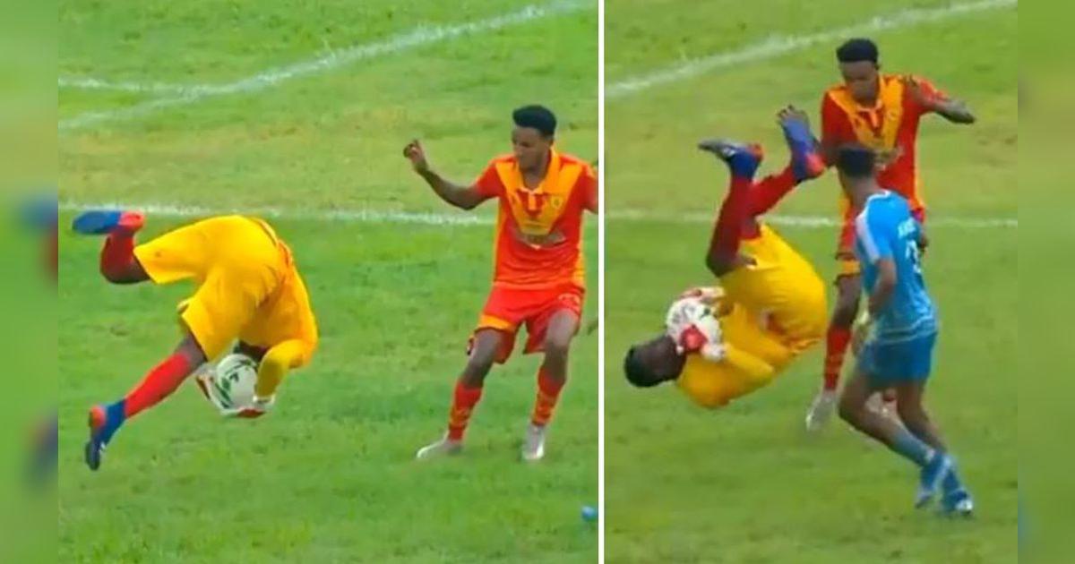 Liga de Etiopía | Portero Hariston Hessou cometió terrible falta a ...